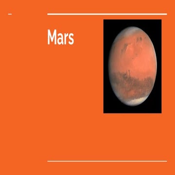 Untitled presentation.pdf Mars presentation information | PPT