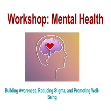 Mental Health Awareness powerpoint presentation | PPTX