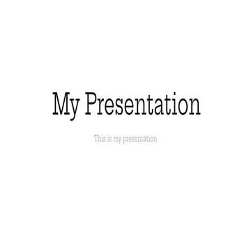 Sample presentation to test embedding into an app | PDF