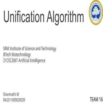 Untitled presentation unification algorithm.pptx