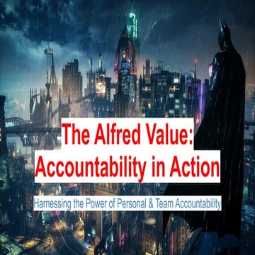 UME Company Values: The Alfred Principle | PPTX