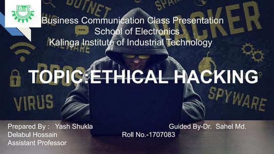 Ethical Hacking Powerpoint | PPT | Information and Network Security | Computing