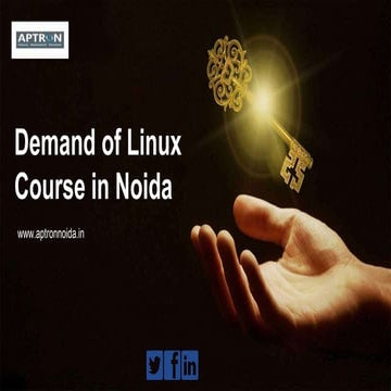 Linux Training in Noida | PPTX