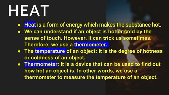Chapter - 4, Heat, Science, Class 7 | PDF