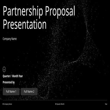 Comprehensive Partnership Proposal Presentation for Business ...