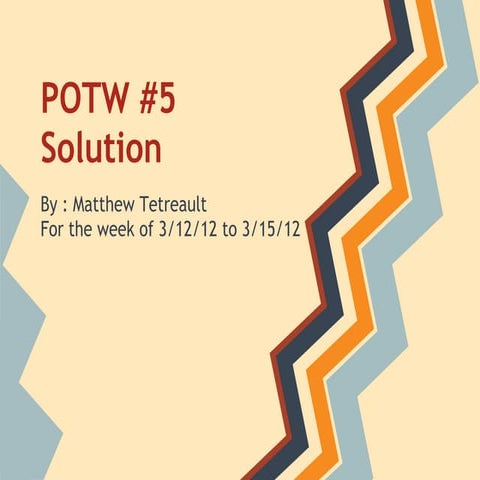 potw | PDF
