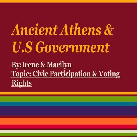 Anitent Athens and U.S govenerment | PDF