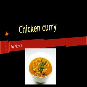 Chicken curry by Aitor T | PDF