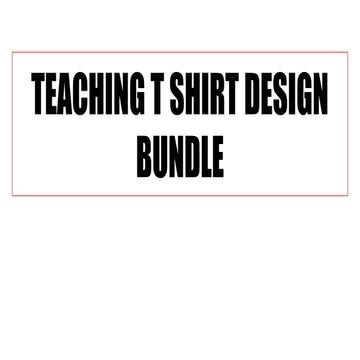 TEACHING T SHIRT DESIGN BUNDLE | PDF