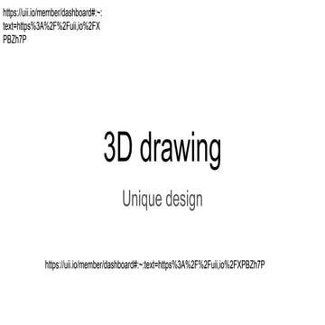 3D drawing | PPT