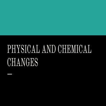 Physical and chemical changes class 7 CBSE NCERT chapter general ...