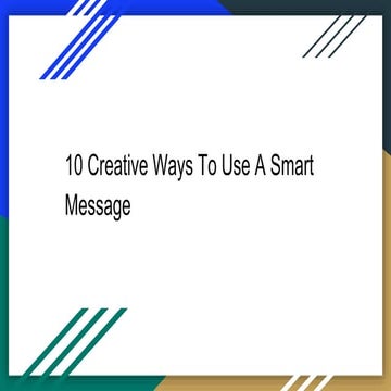 Smart Message | PPTX