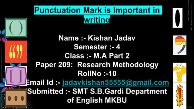 CAPITALIZATION & PUNCTUATION MARKS for grade 9 | PPTX