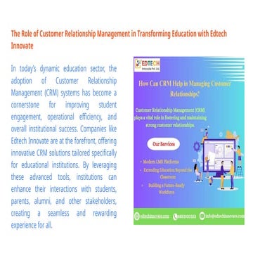 How Can CRM Help in Managing Customer Relationships | PPT