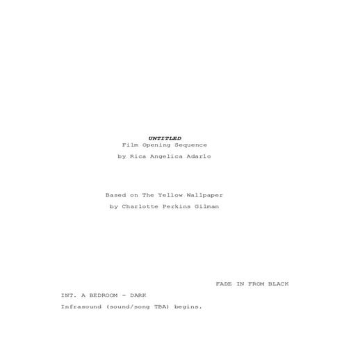 Script writing conventions 1 | DOCX