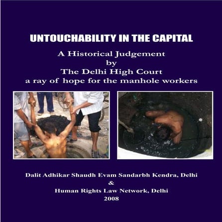 Untouchability in the capital- Dalit Right | PDF