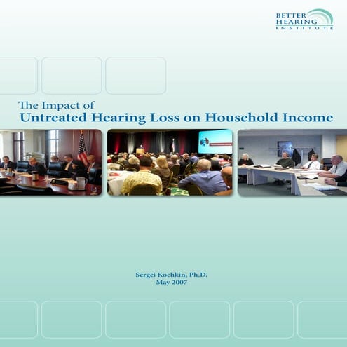 Untreated Hearing Loss Impact On Income | PDF