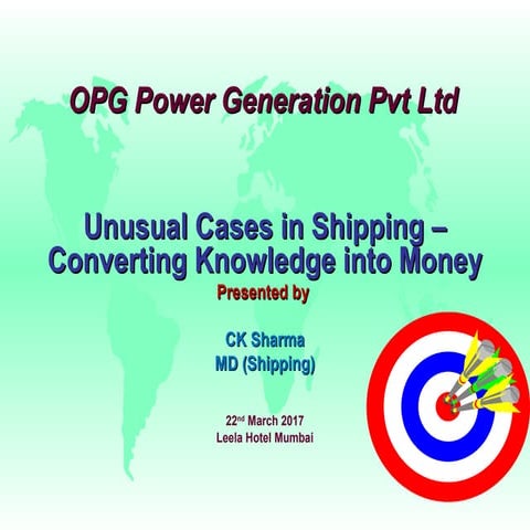 Maritime Fraud by Capt Rahul Bhargava | PPTX