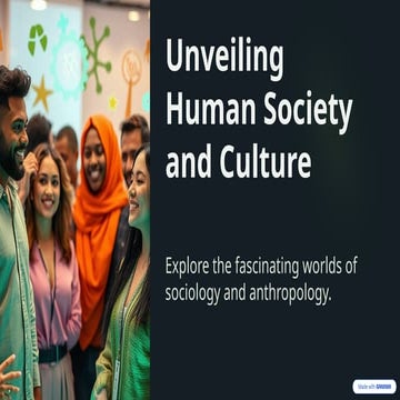 Unveiling-Human-Society-and-Culture.pptx