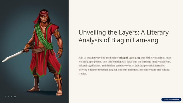 Biag ni Lam-Ang | PPTX