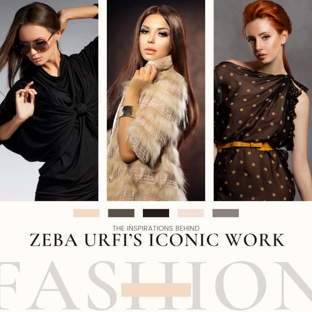 The Inspirations Behind Zeba Urfi’s Iconic Work | PDF