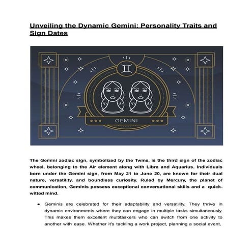 Unveiling the Dynamic Gemini_ Personality Traits and Sign Dates.pptx
