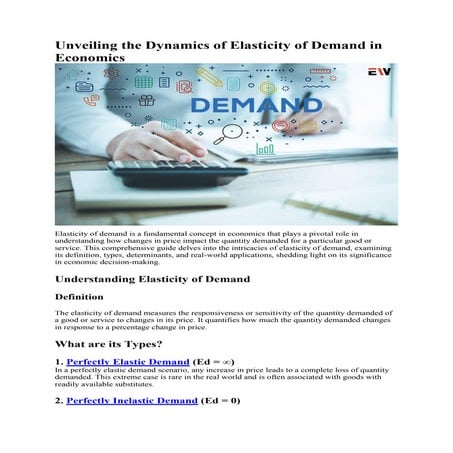 Unveiling the Dynamics of Elasticity of Demand in Economics.pdf