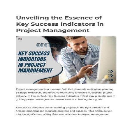 Unveiling the Essence of Key Success Indicators in Project Management.pdf