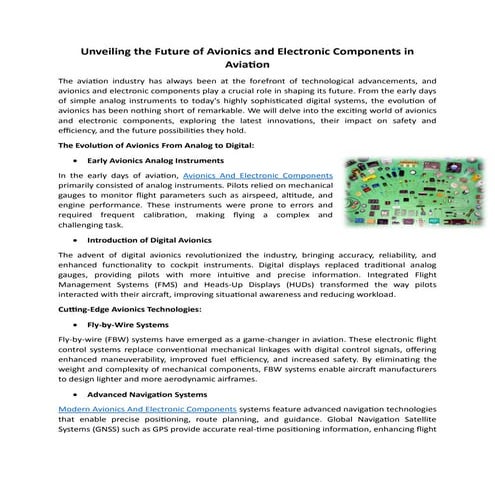 Unveiling the Future of Avionics and Electronic Components in Aviation.pdf