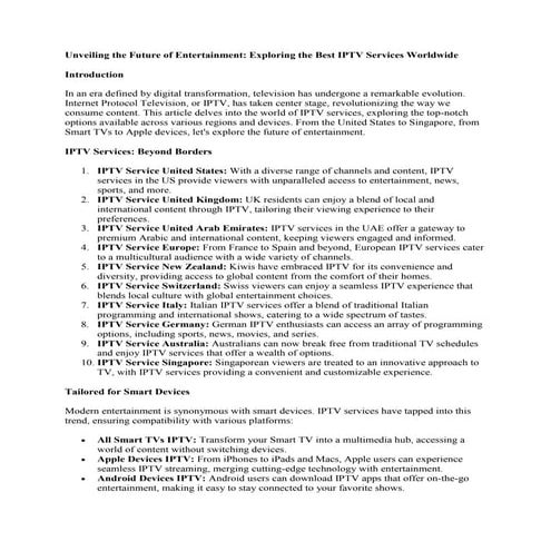 Exploring the World of IPTV Services A Global Perspective.docx