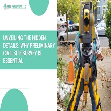 Unveiling the Hidden Details: Why Preliminary Civil Site Survey is ...