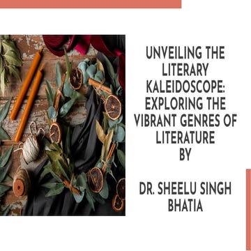 Unveiling the literary kaleidoscope exploring the vibrant genres of ...