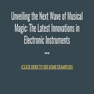 Unveiling the Next Wave of Musical Magic_ The Latest Innovations in ...