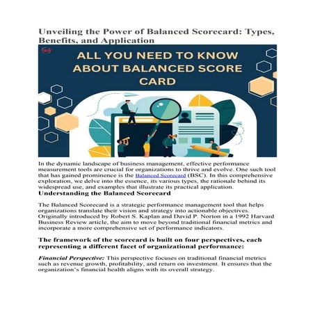 Balanced Scorecard in Human Resource Management | PPTX