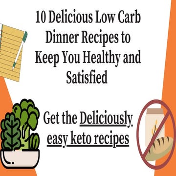 10 healthy recipes | PDF