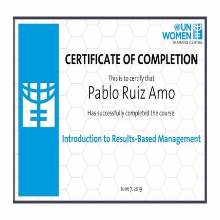 UN Women Centre - Introduction to Results-Based Management - Pablo Ruiz ...