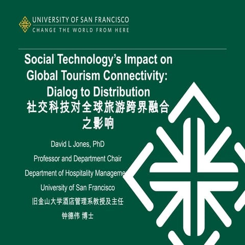 Social Technology's Impact on Global Tourism Connectivity: Dialog to ...