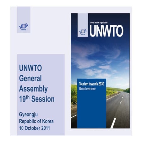 Unwto 2011 - Tourism toward 2030 | PPT