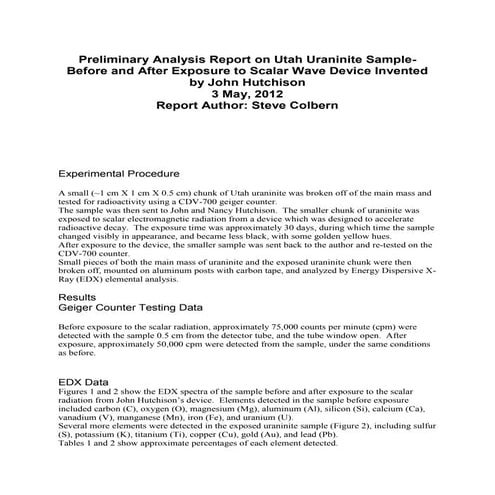 Uo2 samples exposed to jh device (1) | PDF