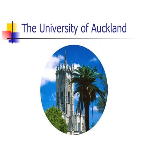 The University of Auckland Library: An overview 2002. | PPT