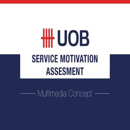United Overseas Bank - Service Motivation Awards | PDF