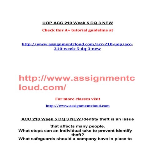 Uop acc-210-week-5-dq-3-new | PDF