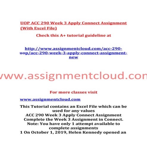 Uop acc-290-week-3-apply-connect-assignment | PDF