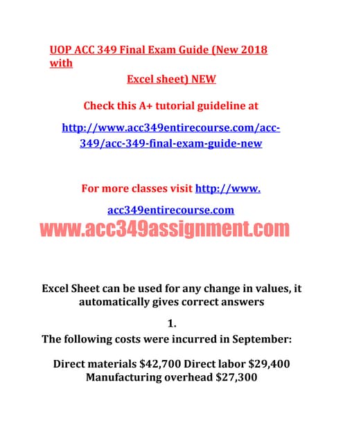 Stayer acc 560 week 7 homework chapter 11 | PDF