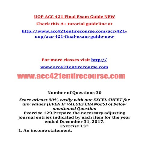 Uop acc-421-final-exam-guide-new | PDF
