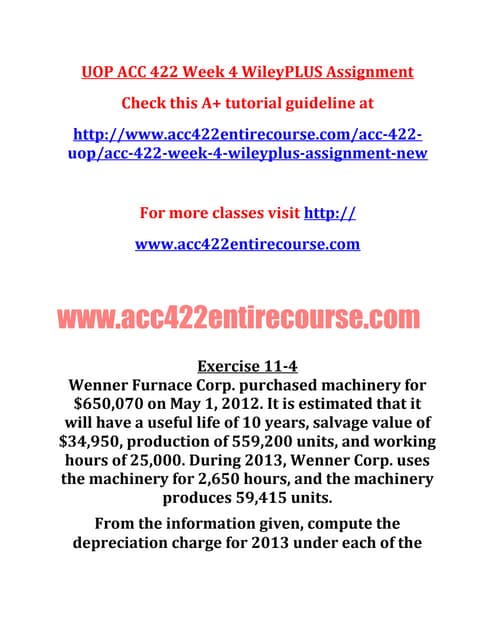 Acct 346 week 7 homework assignment new | PDF