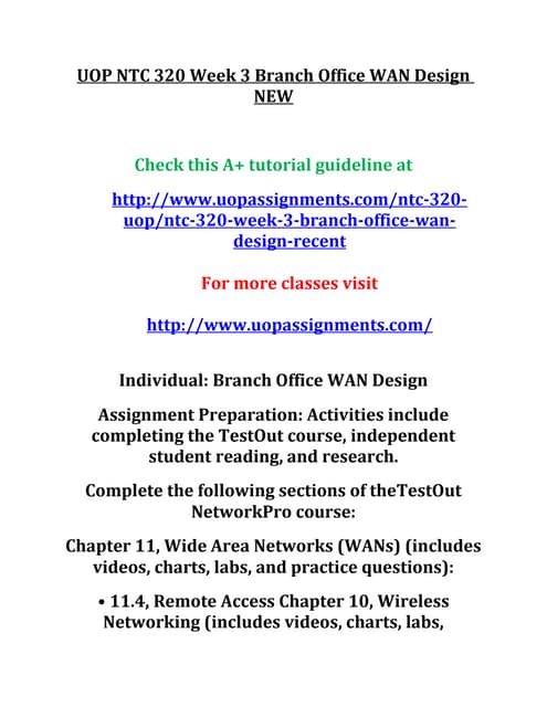 Uop ntc 320 week 2 team project plan new | PDF