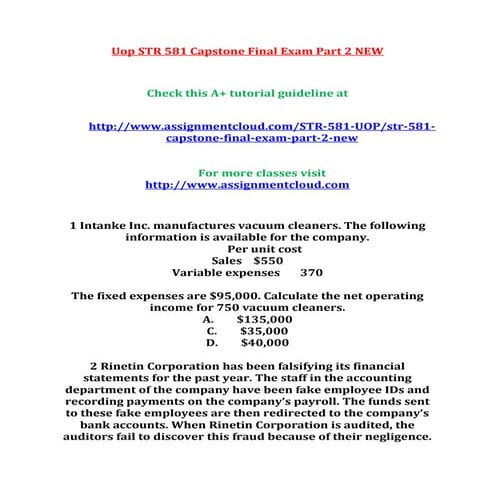 Acc 317 wk 5 midterm exam | DOCX