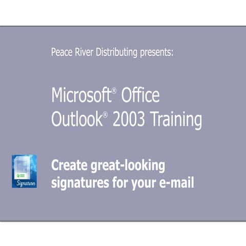 Signatures | PPT