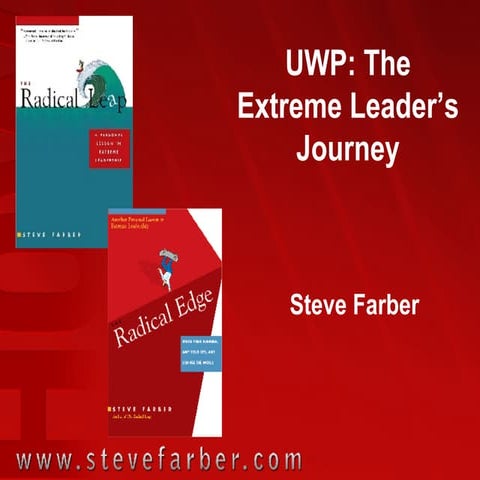 Steve Farber's The Radical Leap: Extreme Leadership at Work and Beyond ...